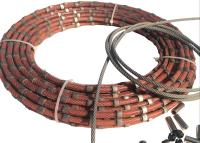 China 8.8mm Diamond Wire Saw for Marble Profiling - 32 Beads/Meter Sintered Cutting Tool for sale