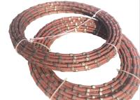 China 8.8mm Diamond Wire Saw for Marble Profiling - 32 Beads/Meter Sintered Cutting Tool for sale