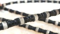 China 11.5mm Diamond Wire Saw with 40 Sintered Beads for Reinforced Concrete and Rock Cutting for sale