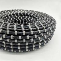 China 11.5mm Diamond Wire Saw for Reinforced Concrete Cutting - 40 Beads/Meter, 20-22m/s Line Speed for sale