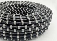 China 11.5mm Diamond Wire Saw for Marble Quarrying - 40 Beads/Meter with Cutting Speed 8-20 m²/h | Industrial Stone Cutting Equipment for sale