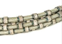 China 11mm Diamond Wire Saw with 40 Beads Per Meter for Granite Block Dressing and Stone Cutting for sale