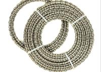 China 11mm Diamond Wire Saw for Granite Block Dressing - 40 Beads/Meter, 50M Roll for Stone Cutting for sale
