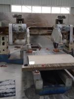 China 1500mm CNC Four Slice Edge Cutting Machine for Column Slab 380V 35kw for sale