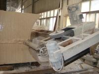China YHJJ-600-2000 Circular Arc Slab Band Saw Stone Cutting Machine 1300mm Width 380V Automatic for sale