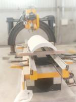China DLC-1400 Automatic Roman Pillar Slot Stone Cutting Machine 7.5kW with 1400mm Processing Diameter for sale