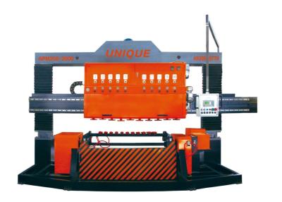China PLC Circular Stone Slab Polishing Machine APM-350-2000-10 | 10 Grinding Heads | 30kW Motor | Φ350-2000mm Processing for sale
