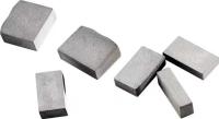 China 2700mm Diamond Sintering Mould Segments with 9.0mm Steel Core for Sandstone Cutting - 140 Segment Count for sale