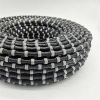 China 11.5mm Diamond Wire Saw with 40 Sintered Beads for Reinforced Concrete and Rock Cutting for sale