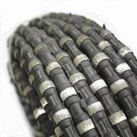 China 11.5mm Diamond Wire Saw for Marble Cutting - 20-30m/s Speed with 40 Beads per Meter for sale