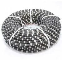 China 11.5mm Diamond Wire Saw for Marble Quarrying - 40 Beads/Meter with Fast Cutting Speed 8-20 m²/h for sale