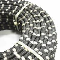China 11.5mm Diamond Wire Saw for Marble Quarrying - 40 Beads/Meter with Fast Cutting Speed 8-20 m²/h for sale