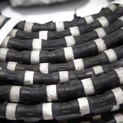 China 11.5mm Diamond Wire Saw with 40 Beads Per Meter for Reinforced Concrete Cutting - High Efficiency Industrial Tool for sale