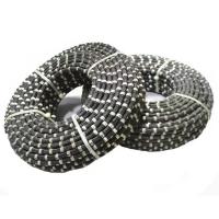 China 11.5mm Diamond Wire Saw with 40 Beads Per Meter for Reinforced Concrete and Stone Cutting for sale