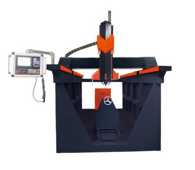 China Automatic Arc 4-Axis CNC Stone Router Mill FCM-300 with 7.5kW Motor and 2250×5800×2700mm Dimensions for sale