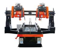 China 1500mm CNC Four Slice Edge Cutting Machine for Column Slab 380V 35kw for sale