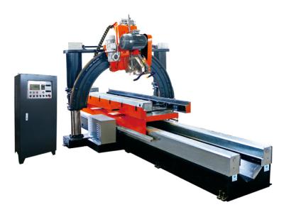 China DLC-1400 Roman Pillar Slot Cutting Machine 1400mm Profiling CNC with 7.5kW Motor for Granite Processing for sale