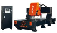 China CNC 3-Axis Linear Cutting Machine for Square Railing Processing | 15kW Motor | 380V | Φ400-600mm Blade for sale