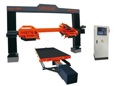 China CNC Circular Slab Stone Edge Cutting Machine CHJJ-1500 | 1500mm Height 1300mm Width | Automatic Hollow Column Processing for sale