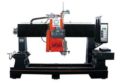 China PLC Single Pillar Stone Lathe Machine with 500mm Blade Diameter and 2000mm Cutting Length for Baluster Profiling for sale