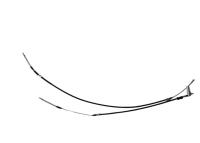 China Daewoo Nexia Opel Kadett Rear Hand Brake Cable 90235948 Auto Brake Cable 1996-1997 for sale