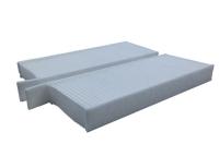 China Paired White Cloth Cabin Air Filter OE 9804163380 for Peugeot 308 II 2013- 1.6L for sale