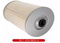 China Automotive Car Engine Oil Filter 1-87610059-0 ISO 9001 Custom Logo 100pcs MOQ for sale
