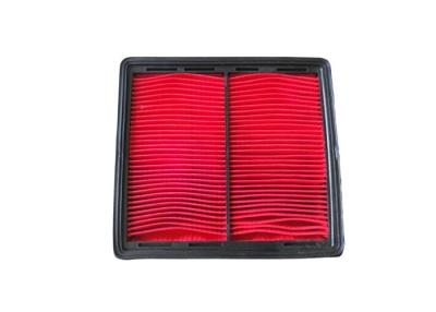 China Honda Red Filter Paper PP Air Filter 190x198x45mm Customizable PU for sale