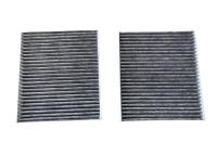 China BMW Cabin Air Filter 247x207x27mm Activated Carbon Cloth Pair 64119163329 64119272642 for sale