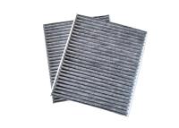 China BMW Cabin Air Filter 247x207x27mm Activated Carbon Cloth Pair 64119163329 64119272642 for sale