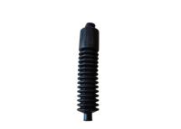 China Black Silicone Convoluted Rubber Bellows Boot 6mm ID Cable End Fitting -60°C to 260°C for sale