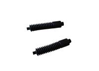 China Black Silicone Convoluted Rubber Bellows Boot 6mm ID Cable End Fitting -60°C to 260°C for sale
