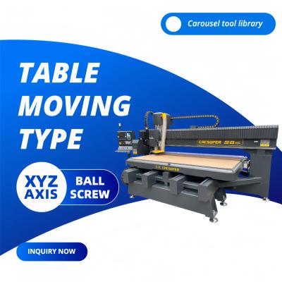China 4x8Ft Table Moving ATC CNC Router For Furniture Advertising Mold Medical Equipment for sale