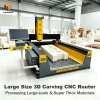 China Large Scale 3D Carving Relief CNC Router for Wood EPS Foam Acrylic Aluminum Plate for sale