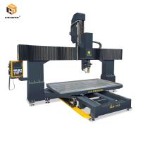 China Multi-Material 5 Axis CNC Router 360-Degree Full Rotation Machining for sale