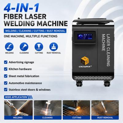 China 4-in-1 Handheld Fiber Laser Welding Machine for Steel and Aluminum for sale