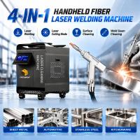 China High Speed Welding 4 in 1 Handheld Fiber Laser Welding Machine for sale