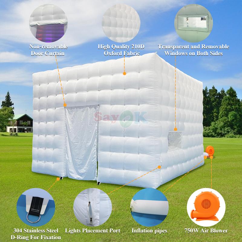 inflatable cube tent