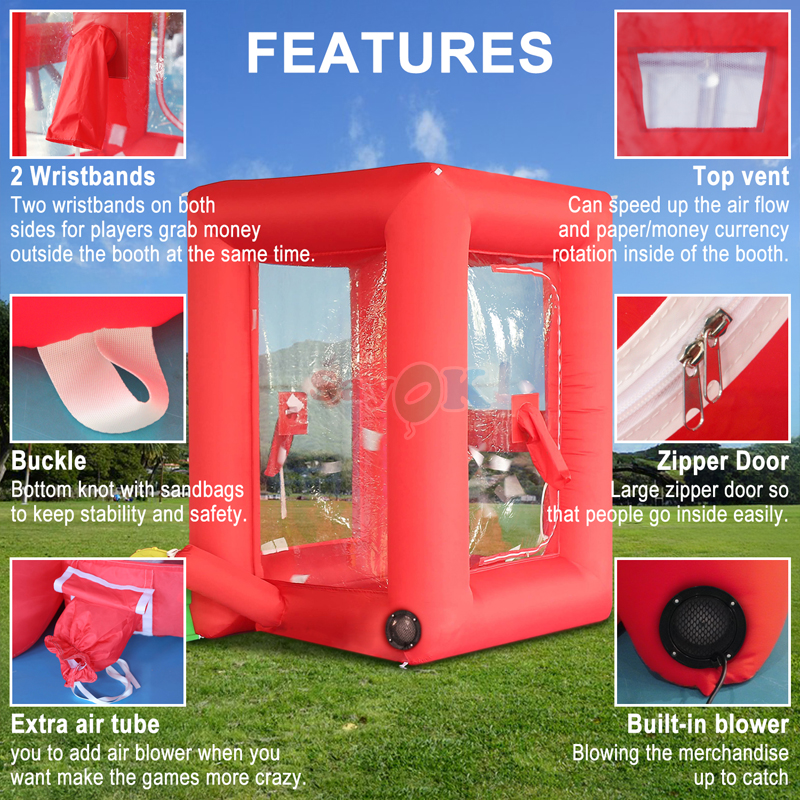 inflatable money booth