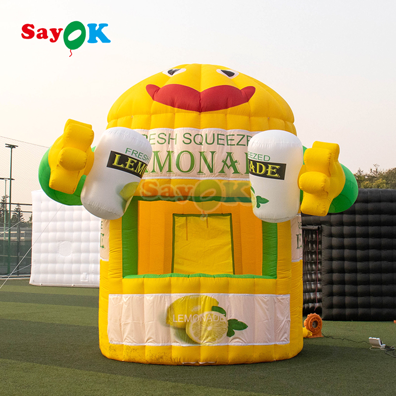 inflatable lemonade booth