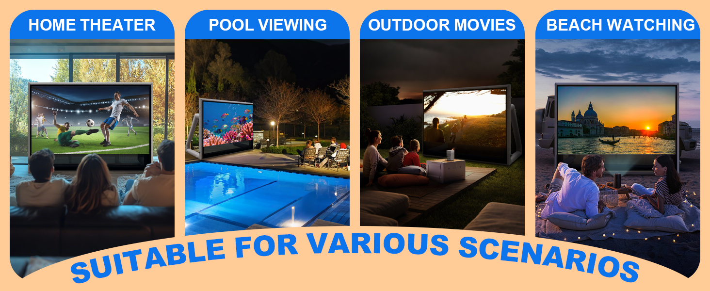 inflatable projection screen