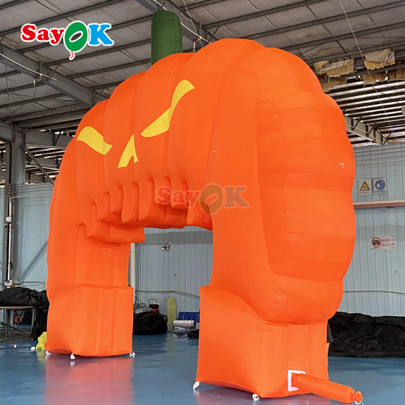 inflatable pumpkin arch