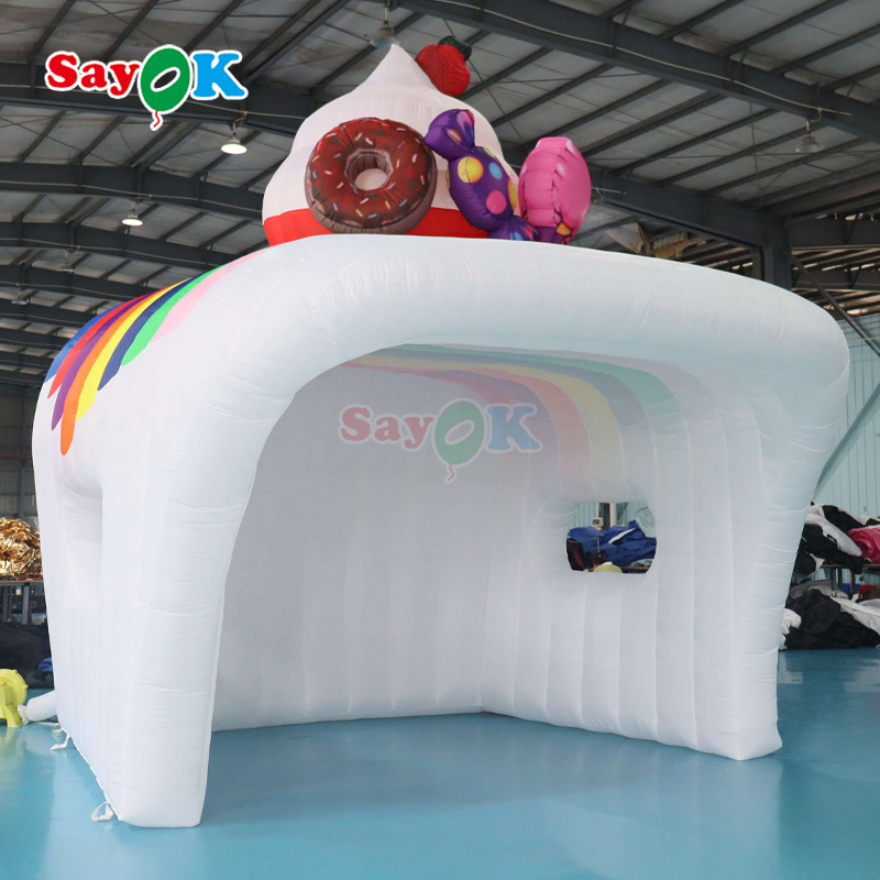 inflatable ice cream stand