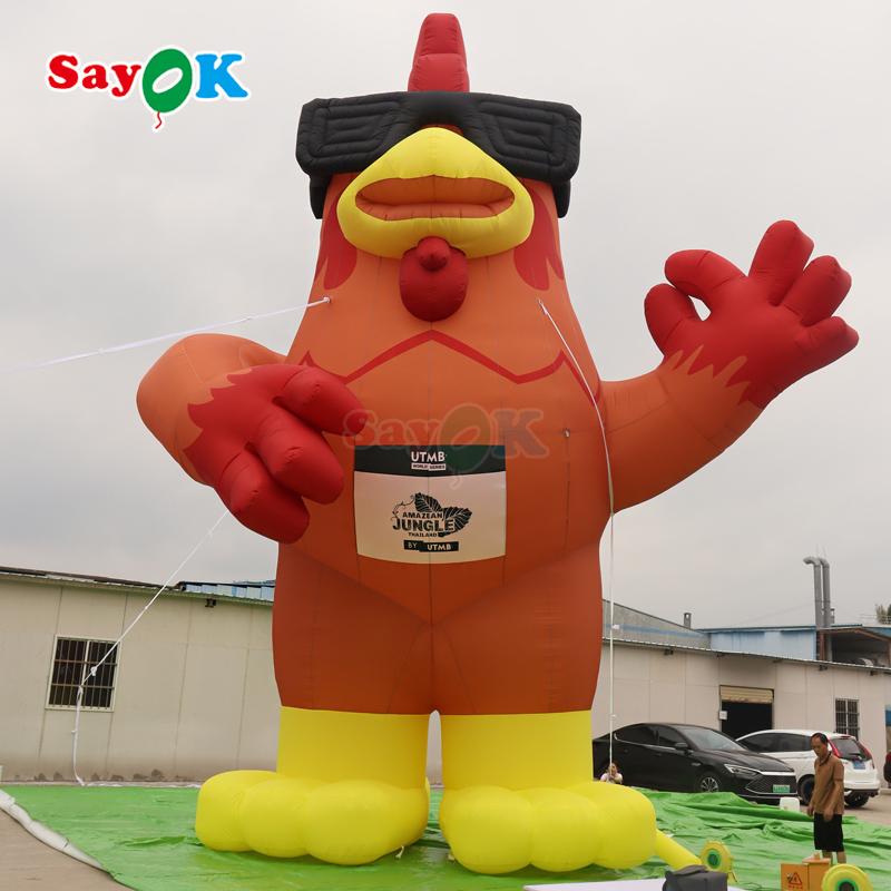 giant inflatable cartoon character