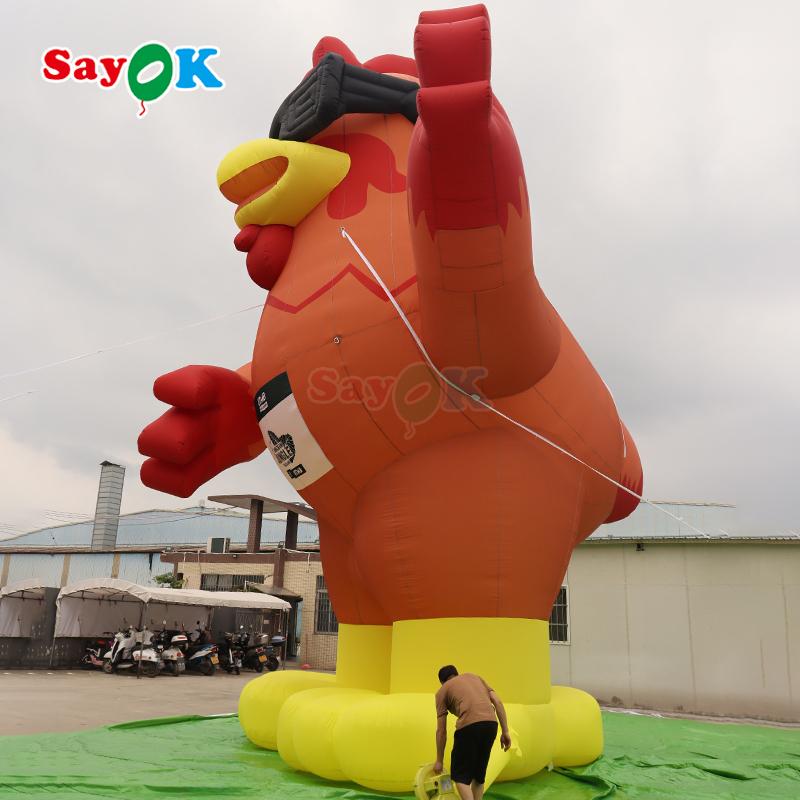 inflatable cartoon character
