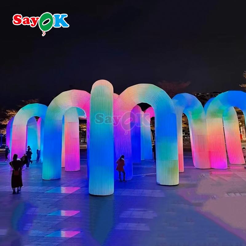 inflatable led arch