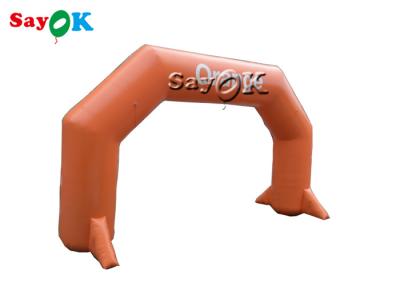 China Orange PVC Inflatable Entrance Arch 12x7m for Event Advertising Promotion for sale