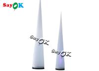 China Wedding Inflatable Lighting Decoration Cone Column Custom Colors With Led Light for sale