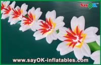 China Custom Inflatable Flowers with Color Changing LED Lights 1.5m 2.0m Durable Nylon Oxford for Wedding Decoration for sale