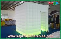 China Inflatable Cube Tent 2.4x2.4x2.5M Photobooth Kiosk for Events with 2 Velcro Doors for sale